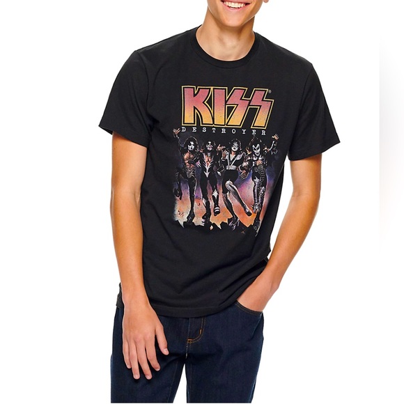 Kiss | Shirts | Nwt Kiss Destroyer Tshirt | Poshmark